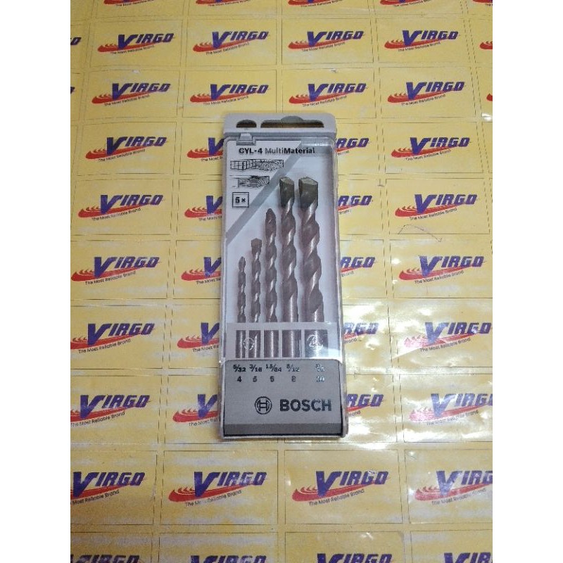 Jual BOSCH MATA BOR BETON SET MULTIPURPOSE 5PCS 5 PCS ( 2608680798 ) | Shopee Indonesia