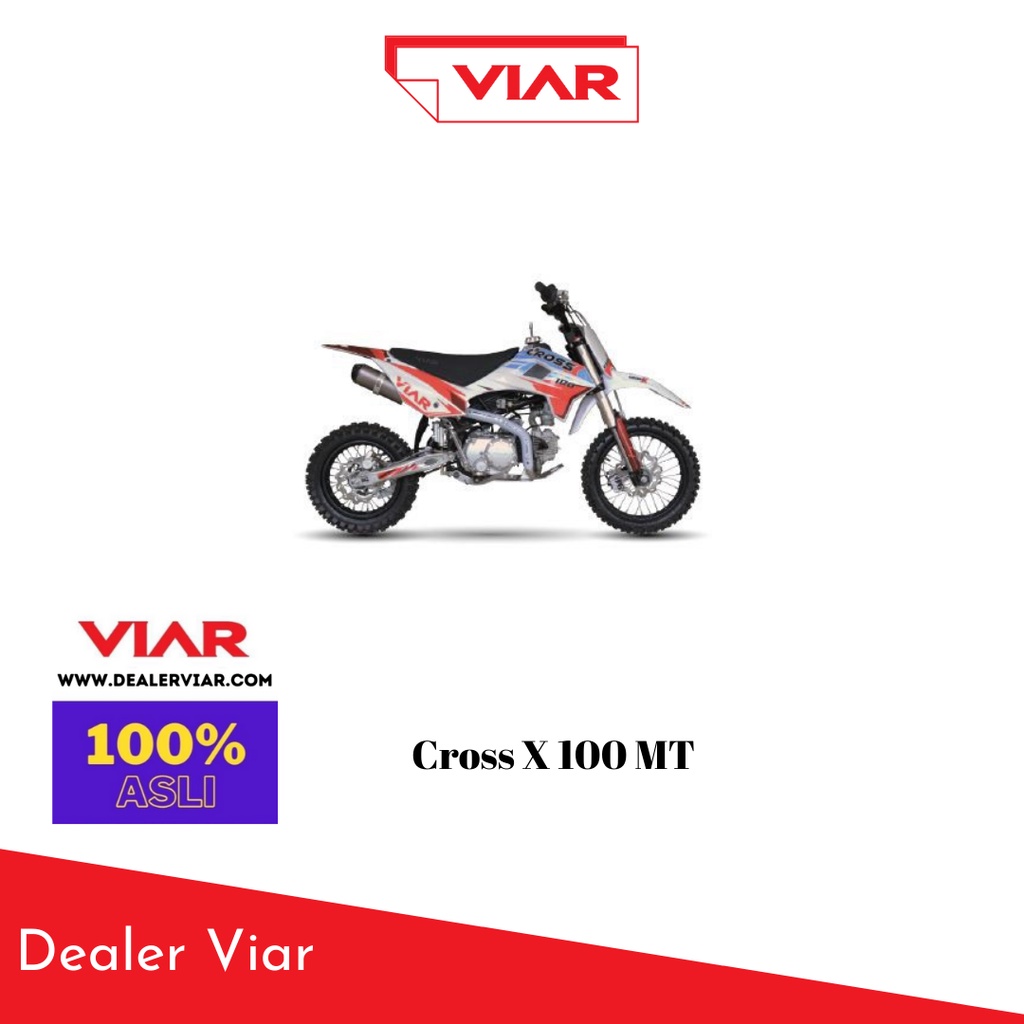 Jual Viar Cross x 100 MT Motor Trail Mini | Shopee Indonesia