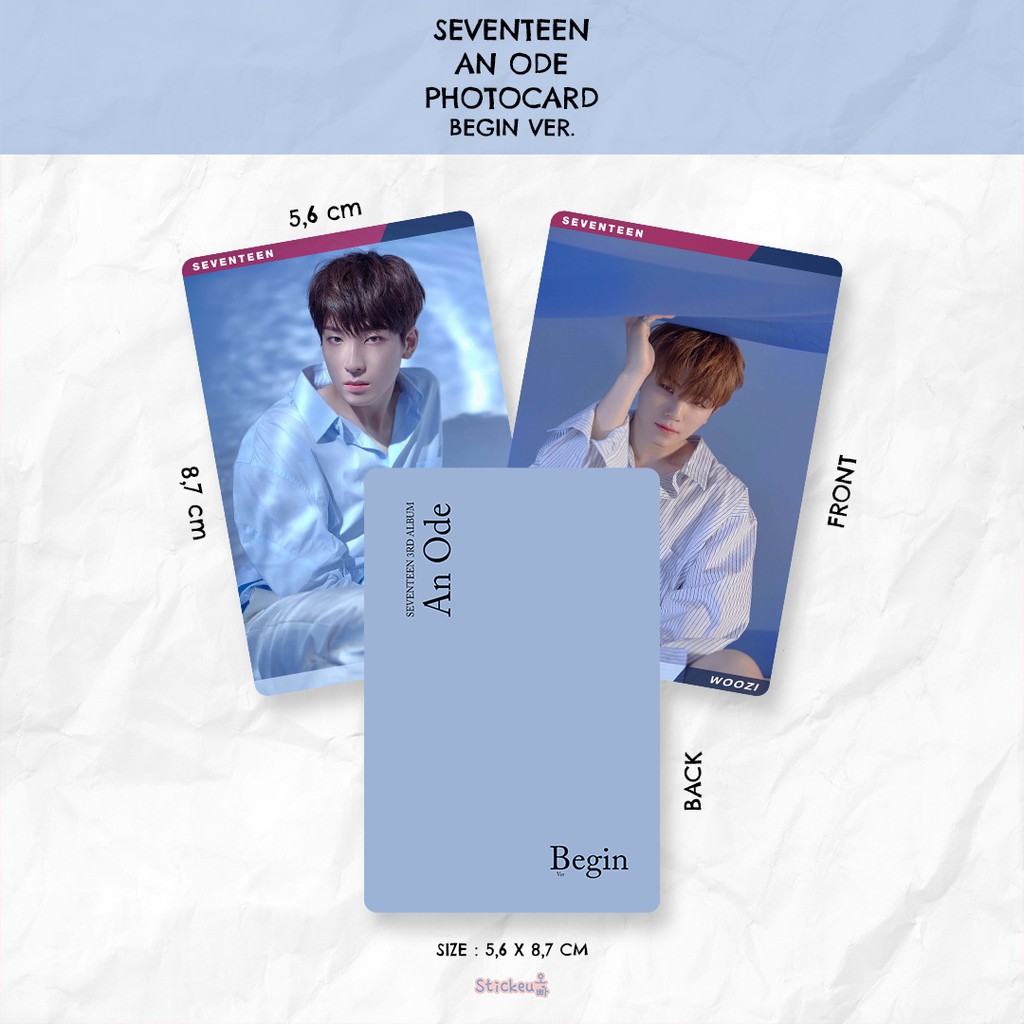 Jual Photocard Seventeen An Ode | Shopee Indonesia