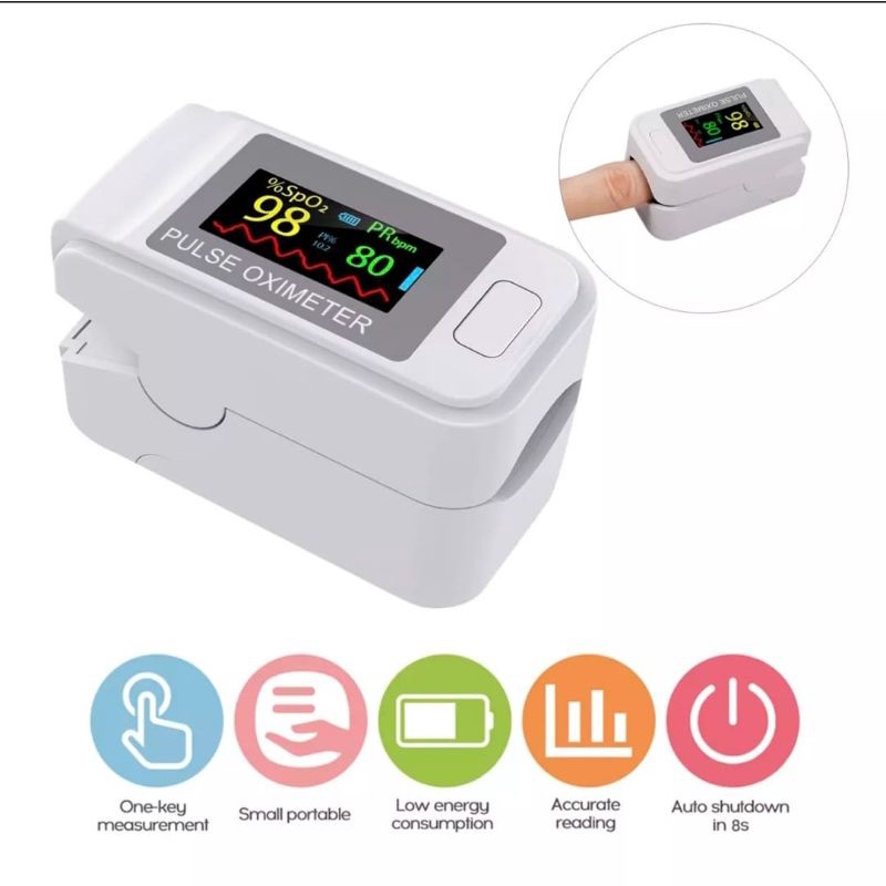 Jual [ORIGINAL] Fingertip Pulse Oximeter SpO2 LED / Alat Ukur Kadar Oksigen & Darah LK87/LK88 ...