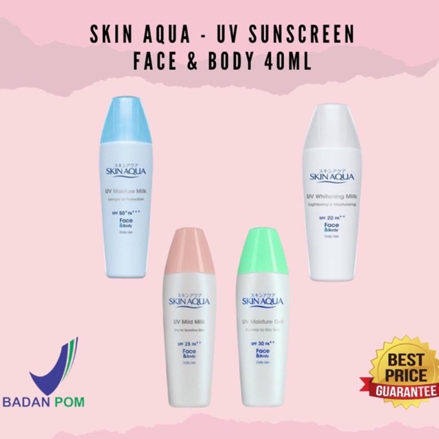Jual SKIN AQUA SUNSCREEN 40 GR | Shopee Indonesia