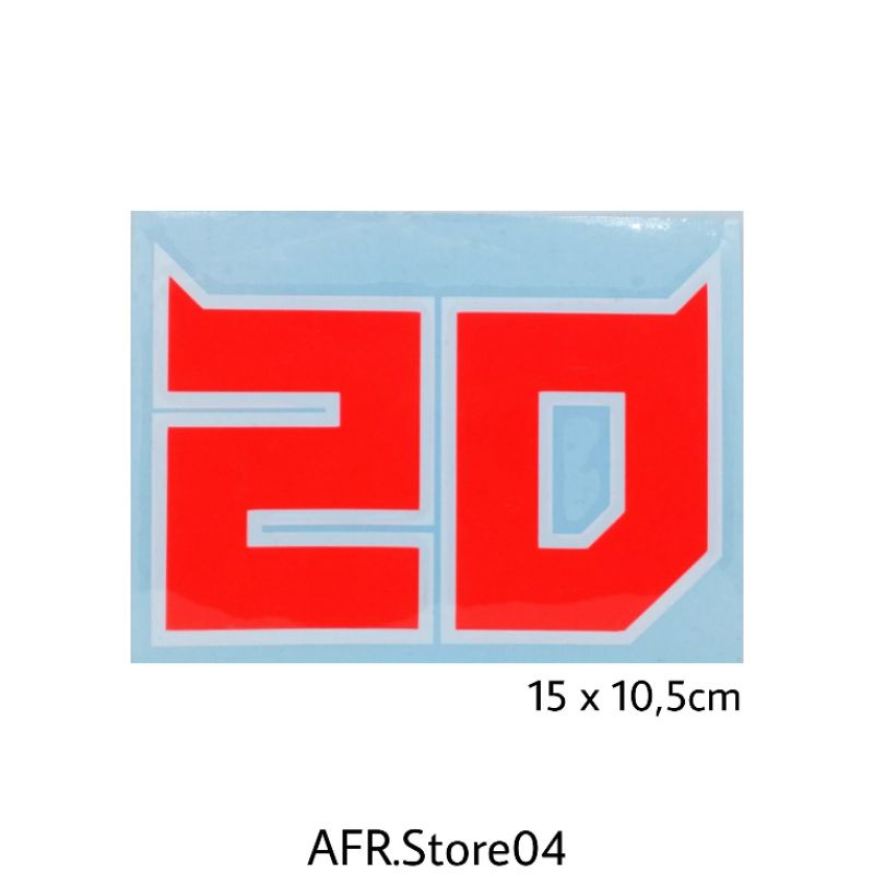 Jual Sticker Stiker 20 Fabio Quartararo | Shopee Indonesia