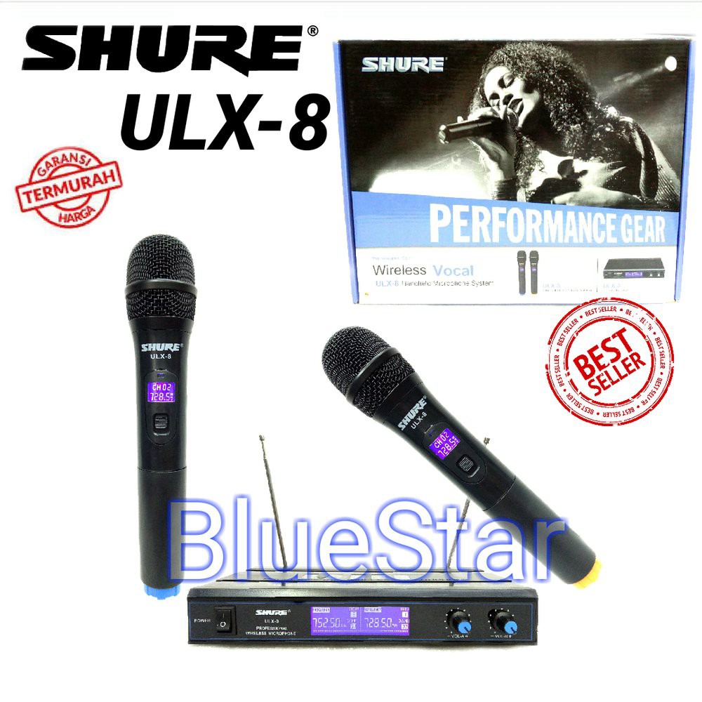 Jual Jual Mic Wireless Shure ULX 8 (Handheld) | Shopee Indonesia