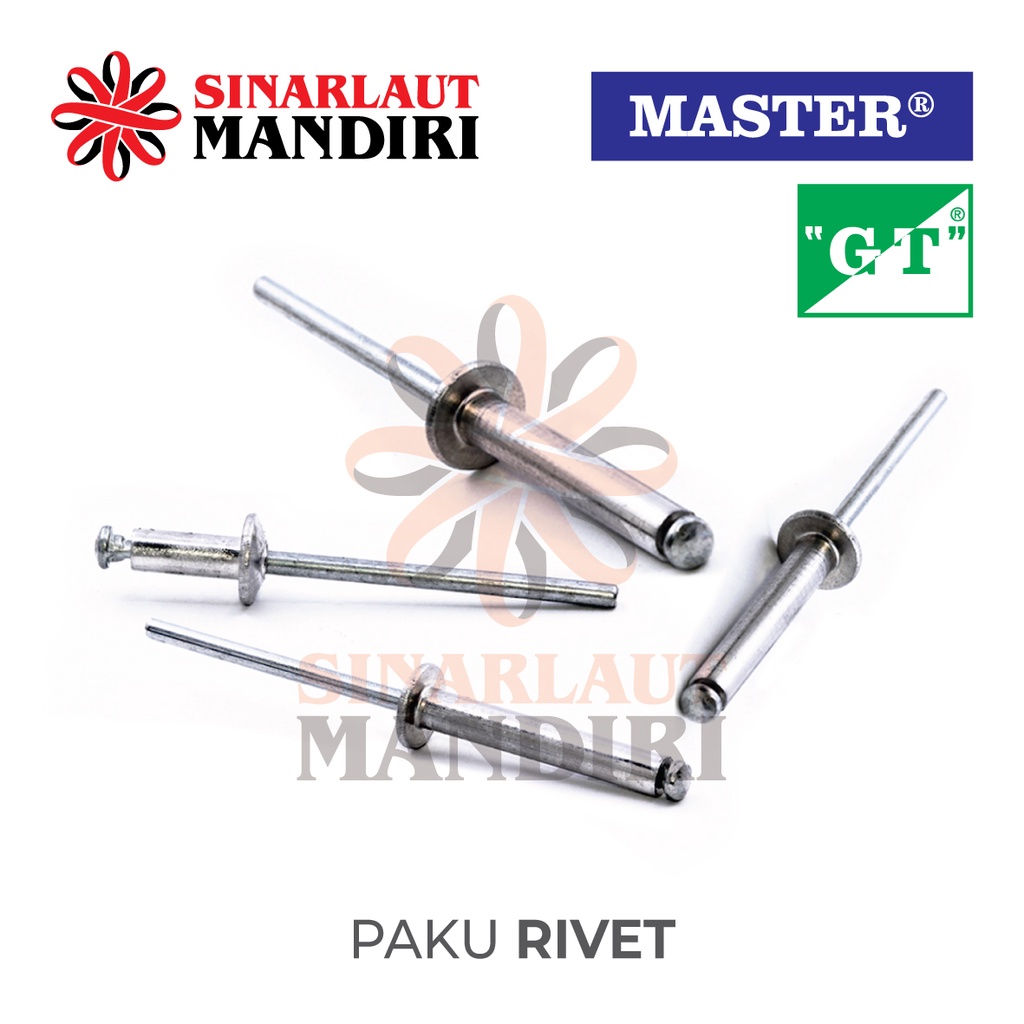 Jual Paku Rivet GT / Paku Rivet Alumunium GT / Blind Rivet SP 529 ...