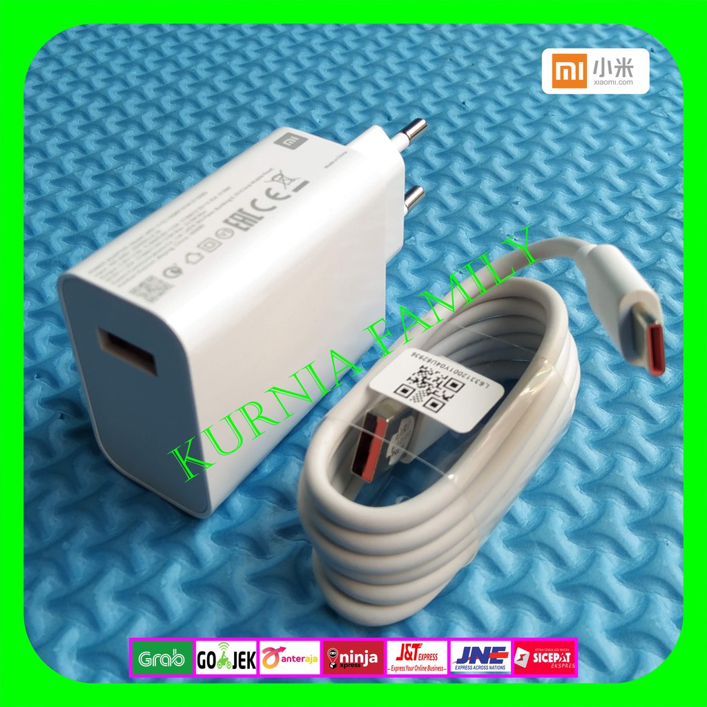 Jual Charger Xiaomi Foco X3 Mi 10T Mi 10T pro Original Turbo Charge 33 ...