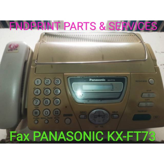 Jual Fax PANASONIC KX-FT73 White Second Bekas Thermal Paper Autocutter ...