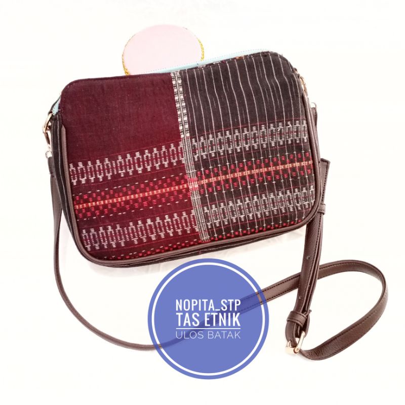 Jual Sling Bag Etnik Ulos Batak 25*6*19 (Nopita_Stp) | Shopee Indonesia