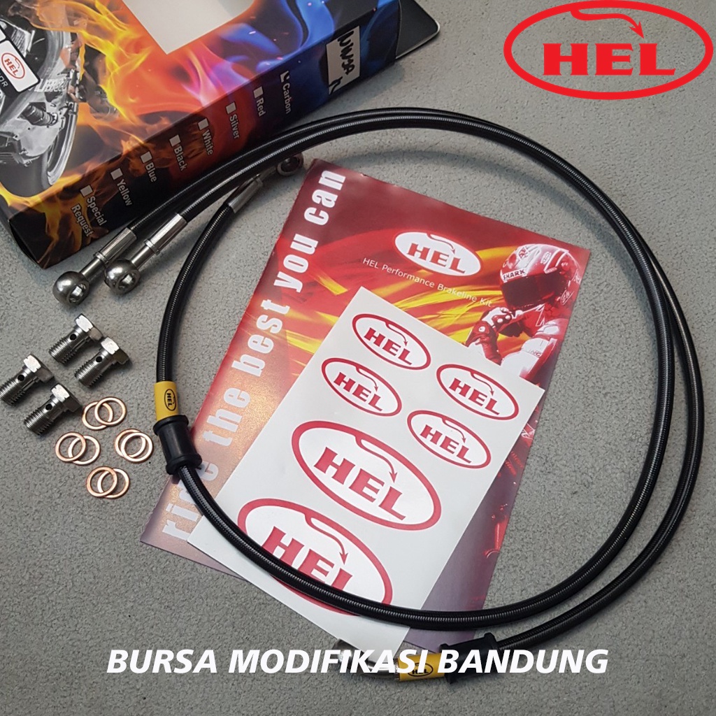 Jual SELANG REM NINJA RR R SS HEL PERFORMANCE ORIGINAL 1 set depan belakang | Shopee Indonesia