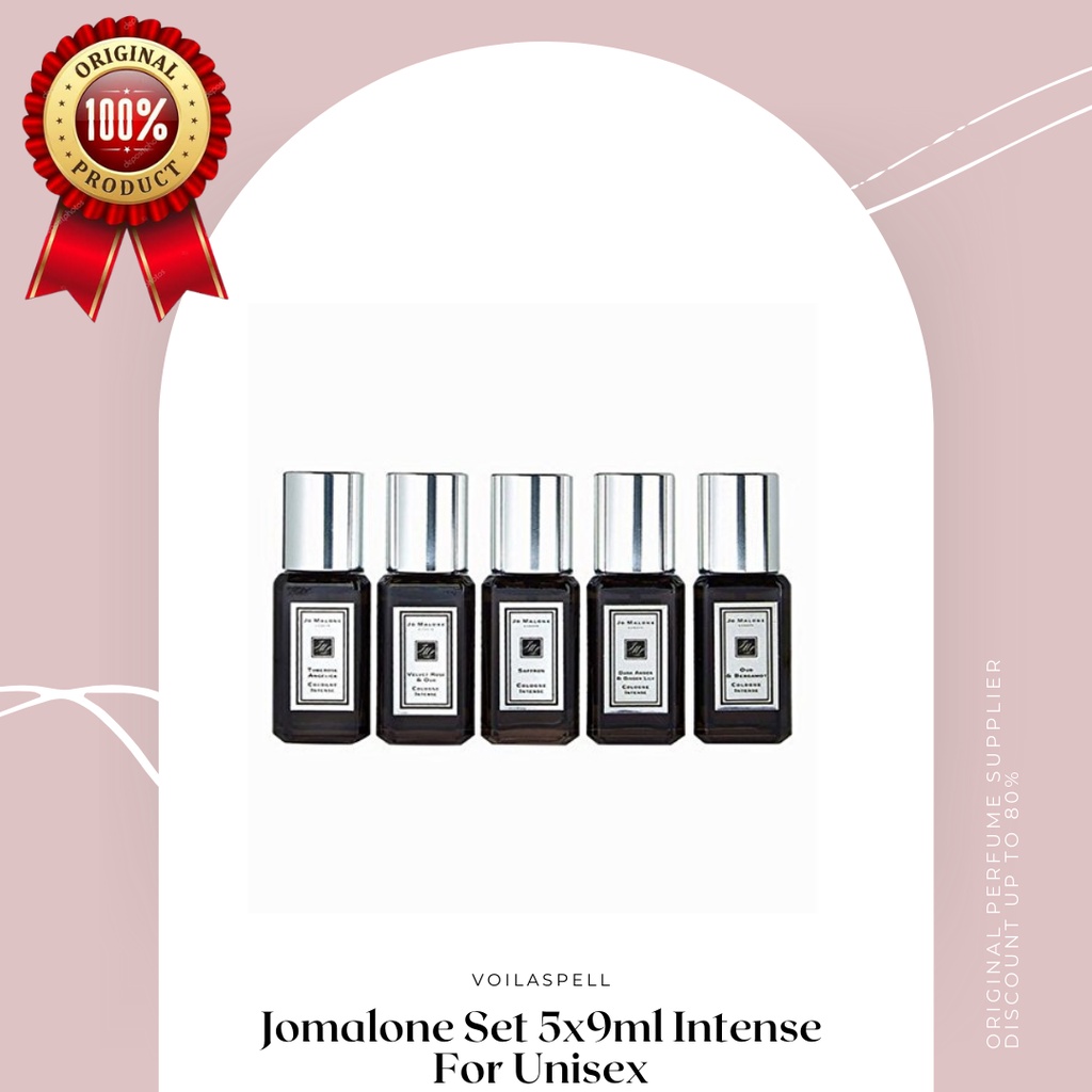 Jual JOML SET 5x9ml INTENS FOR GIFT SET BOX SEGEL ORIGINAL BY VOILASPELL/PARFUM IMPORT ASLI ...