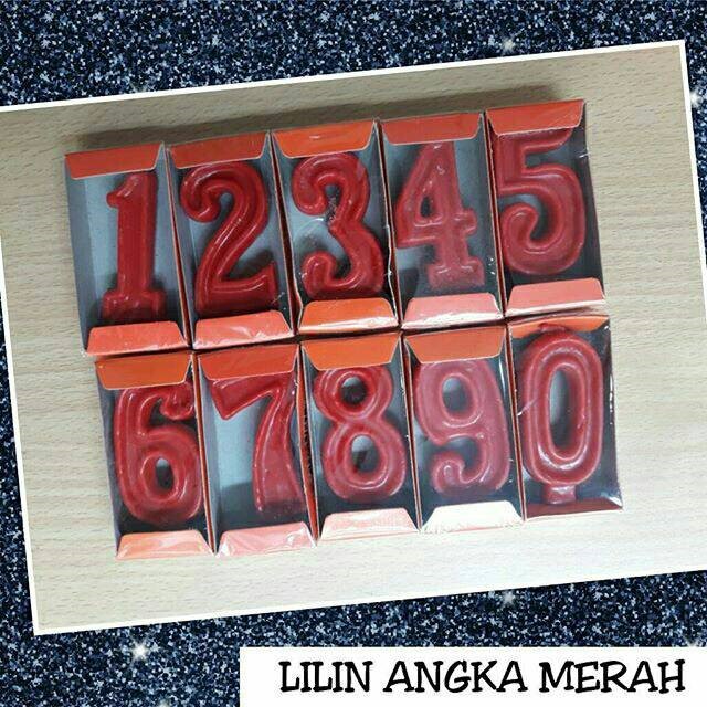 Jual Lilin Ulang Tahun Angka Merah | Shopee Indonesia