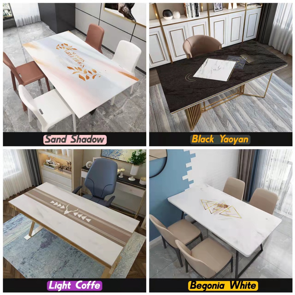 Jual Stiker Meja Makan Anti Air Dan Minyak Taplak Meja Tahan Panas ...