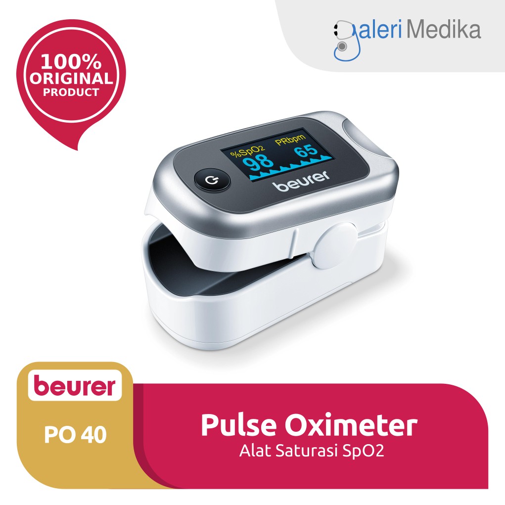 Jual Pulse Oximeter Beurer PO 40 / PO40 / PO-40 - Alat Ukur Kadar ...