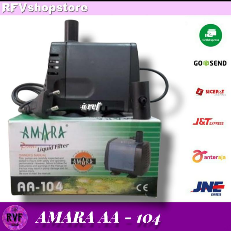Jual AMARA AA 104 aa104 mesin pompa air celup kolam hidroponik aquarium ...