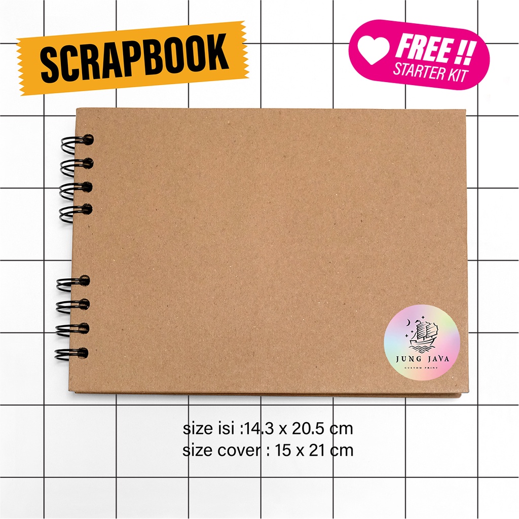 Jual Jung Java hardcover scrapbook / album foto / buku gambar / buku ...