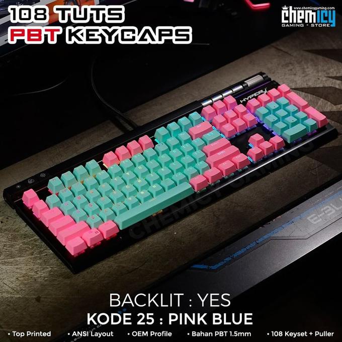 Jual Keycaps 108 Pbt Oem For Mechanical Keyboard | Shopee Indonesia