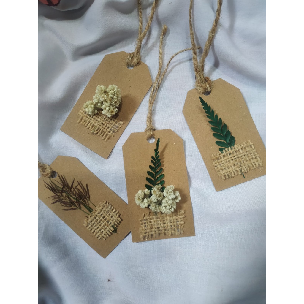 Jual hang tag rustic\ hang tag rustic bunga kering | Shopee Indonesia
