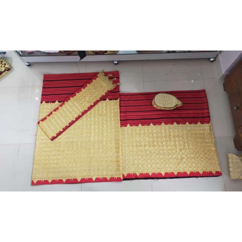 Jual Kain Set Jungsarat Tapis Lampung Asli Sulam Tangan | Shopee Indonesia