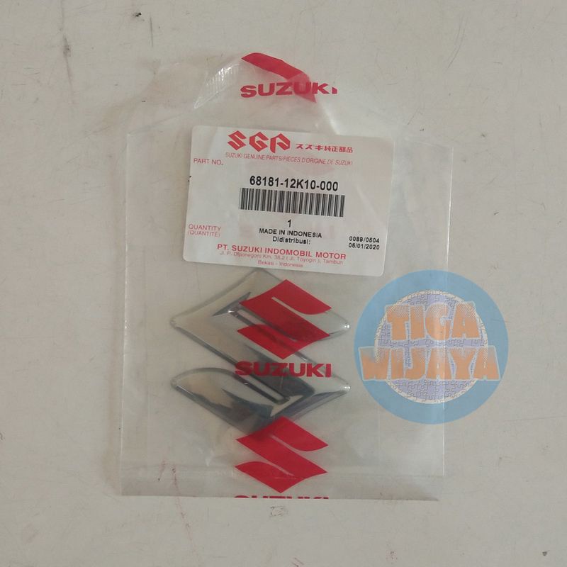 Jual Logo / Emblem Suzuki Satria Fu Injeksi, Suzuki Nex Size 6 cm x 6 ...