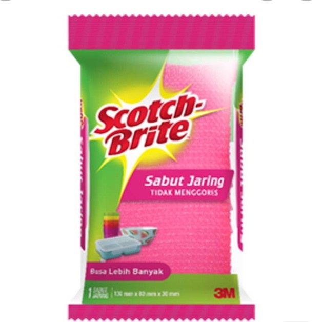 Jual Scotch-Brite Sabut Jaring Pencuci Piring Anti Gores | Shopee Indonesia