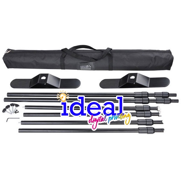 Jual Jumbo Banner - Giant Banner - Backwall Tiang Backdrop adjustable ...