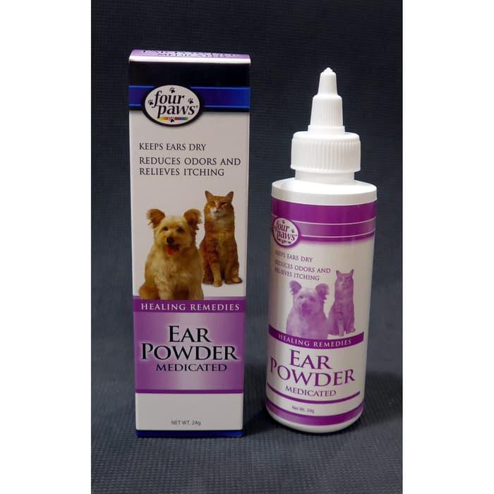 Jual Four Paws Ear Powder Medicated 24g 017354 Diskon | Shopee Indonesia