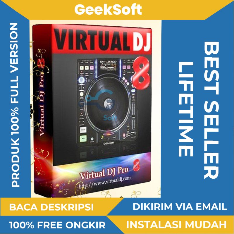 Jual [FULL VERSION] Virtual DJ Pro 2023 Pro Lifetime - Aplikasi DJ ...