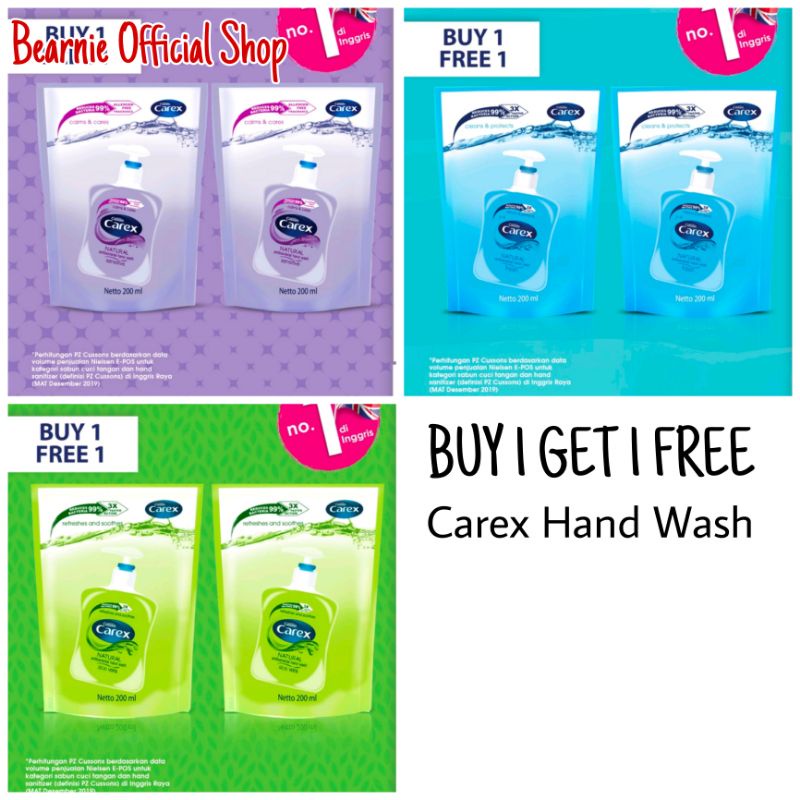 Jual Cussons Carex Hand Wash Sabun Cuci Tangan Sensitive Refill Buy 1 ...