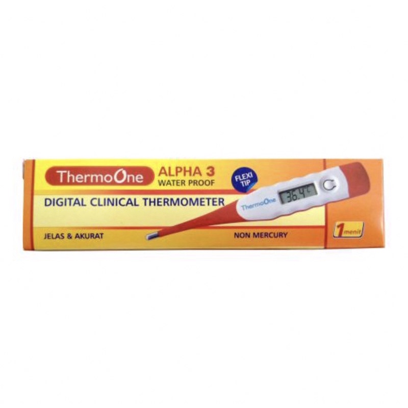 Jual Thermometer Digital Alpha 3 flexibel Onemed Termometer Digital ...
