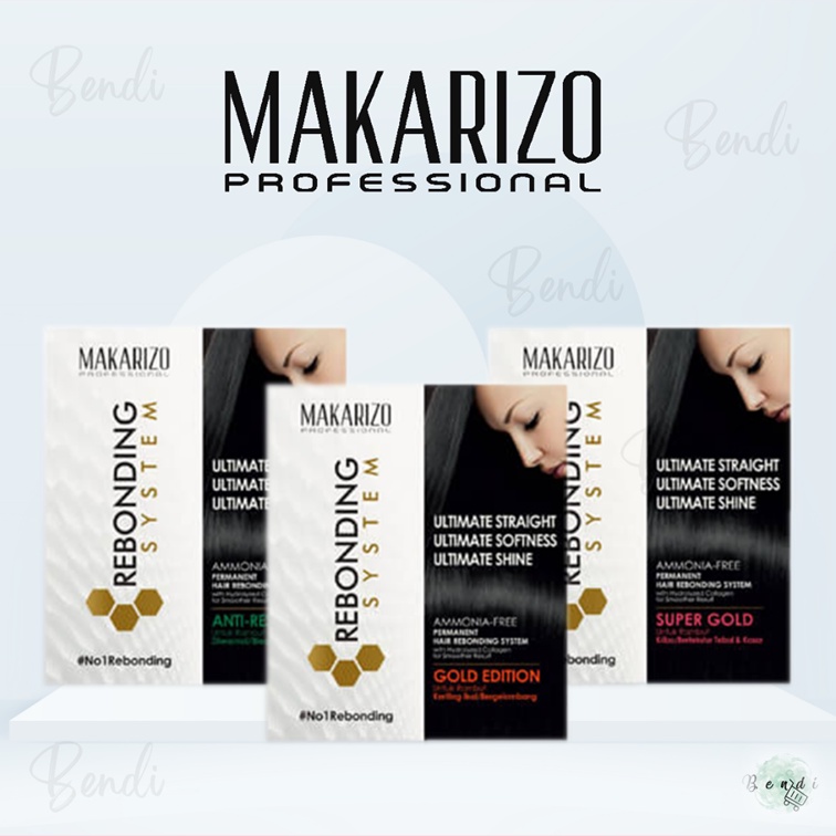 Jual MAKARIZO Rebonding System KIT Anti Resistant | Gold Edition ...