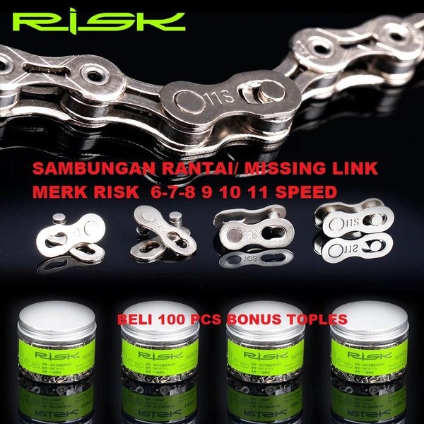 Jual SAMBUNGAN RANTAI 6 7 8 9 10 11 SPEED CHAIN CONNECTOR MISSING LINK ...