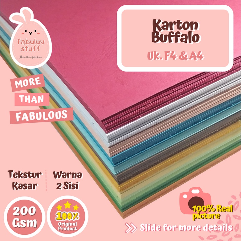 Jual Karton Buffalo 200 gsm A4 F4 | Shopee Indonesia