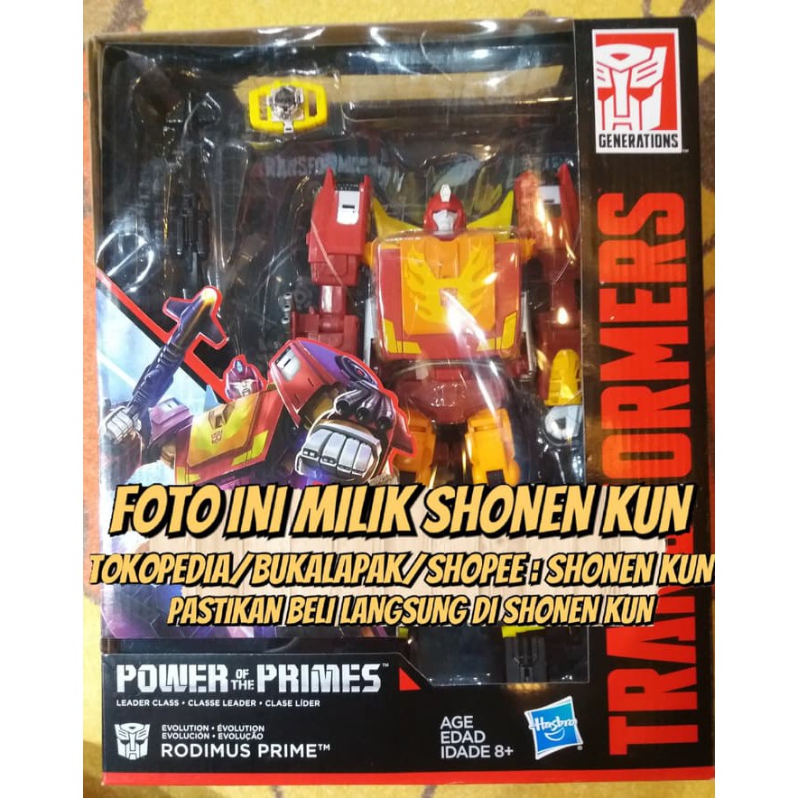 Jual ASLI TRANSFORMER TRANSFORMERS RODIMUS PRIME POTP POWER OF THE ...