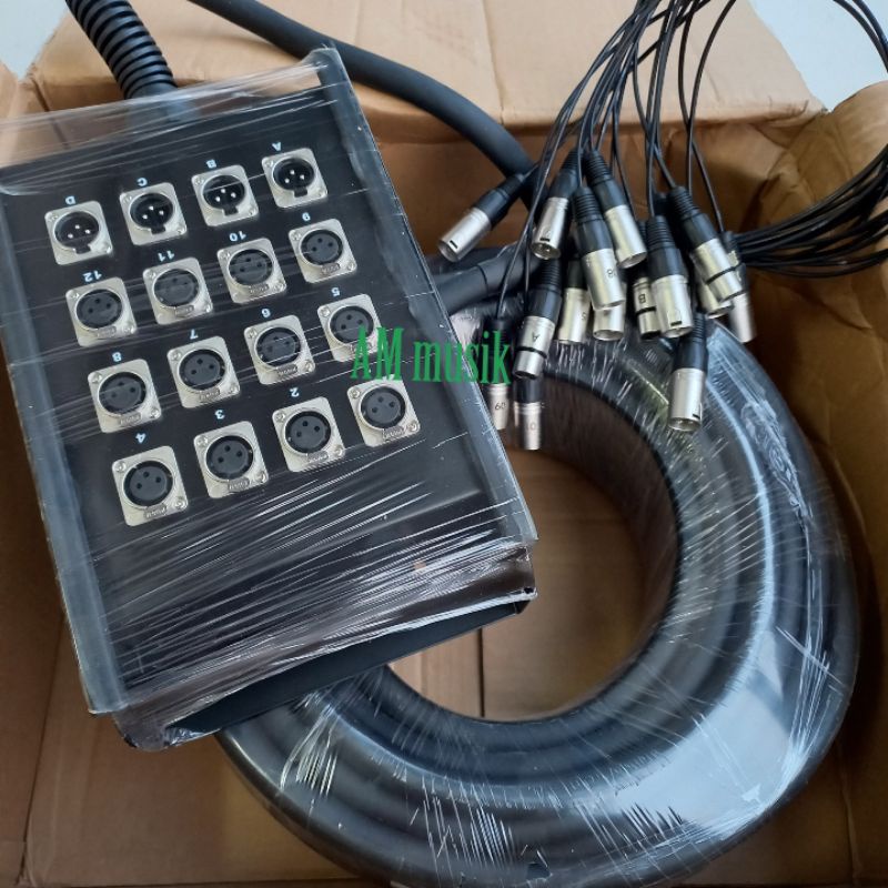 Jual SNAKE KABEL AXL AUDION SCS 1243 PANJANG 30 METER 12 CHANNEL ...