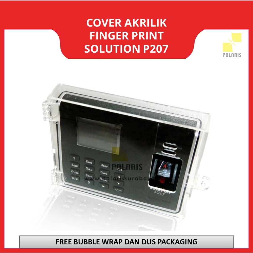 Jual COVER AKRILIK FINGER PRINT SOLUTION P207 | Shopee Indonesia