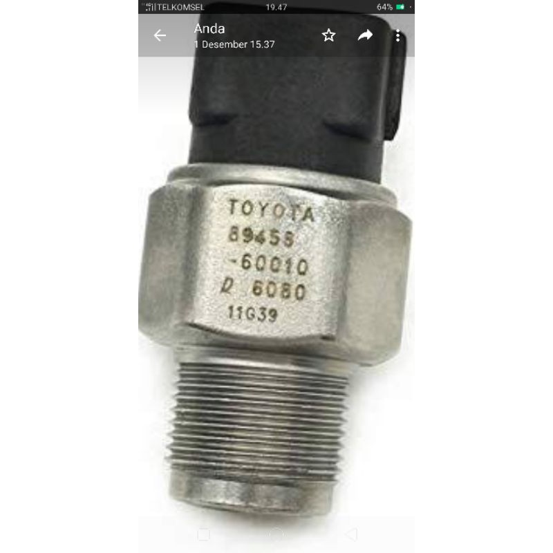 Jual shiwt sensor commo rail innova fortuner 89458-60010 ori | Shopee ...