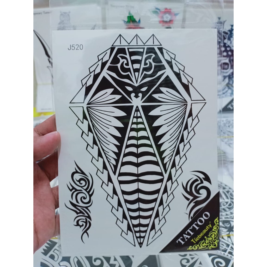 Jual Tatto Temporary Mesir orang Eskimo ukuran 21x15 MODEL J | Shopee ...