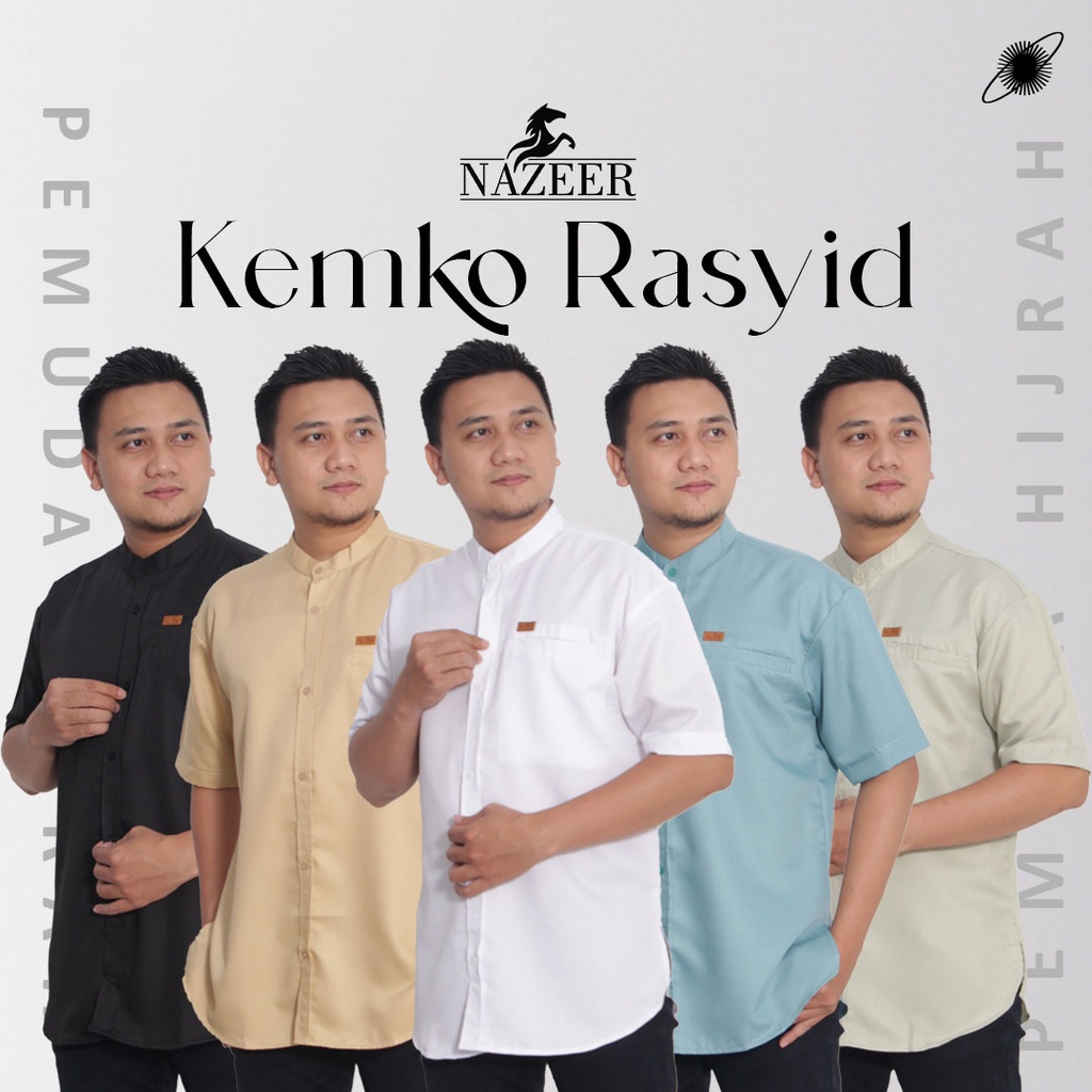 Jual KEMKO BASIC MODERN RASYID NAZEER / KEMEJA KOKO RASYID / KEMKO ...
