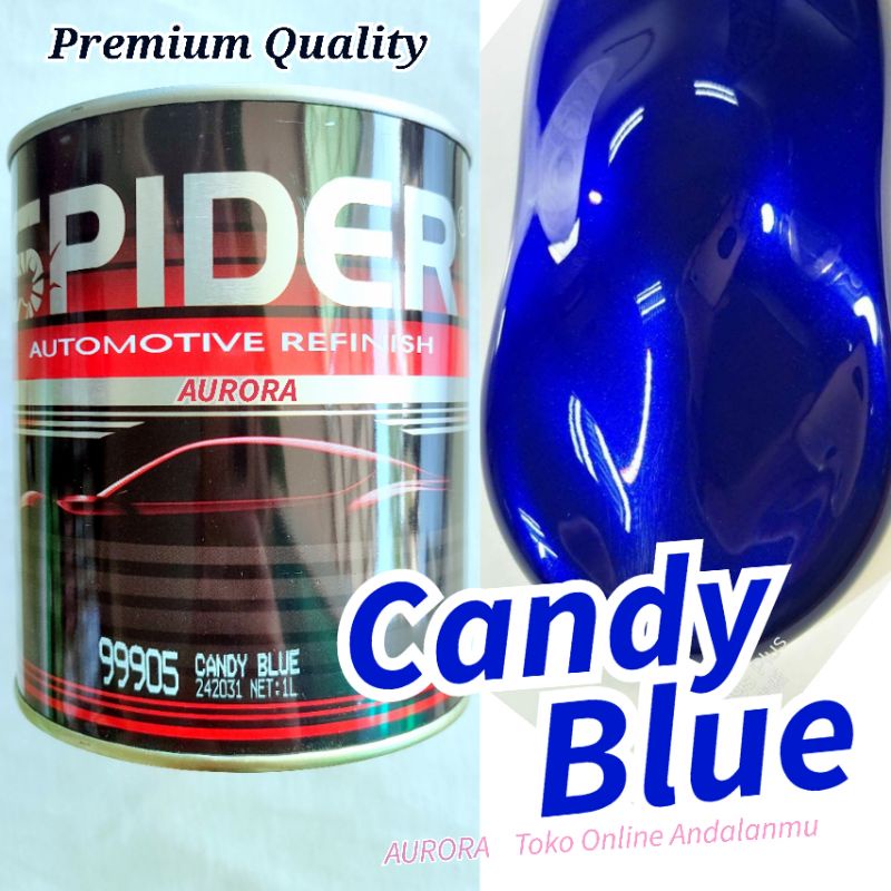 Jual Cat Candy Blue SPIDER Candytone Biru Cendy Cendyton Sepider Laba ...