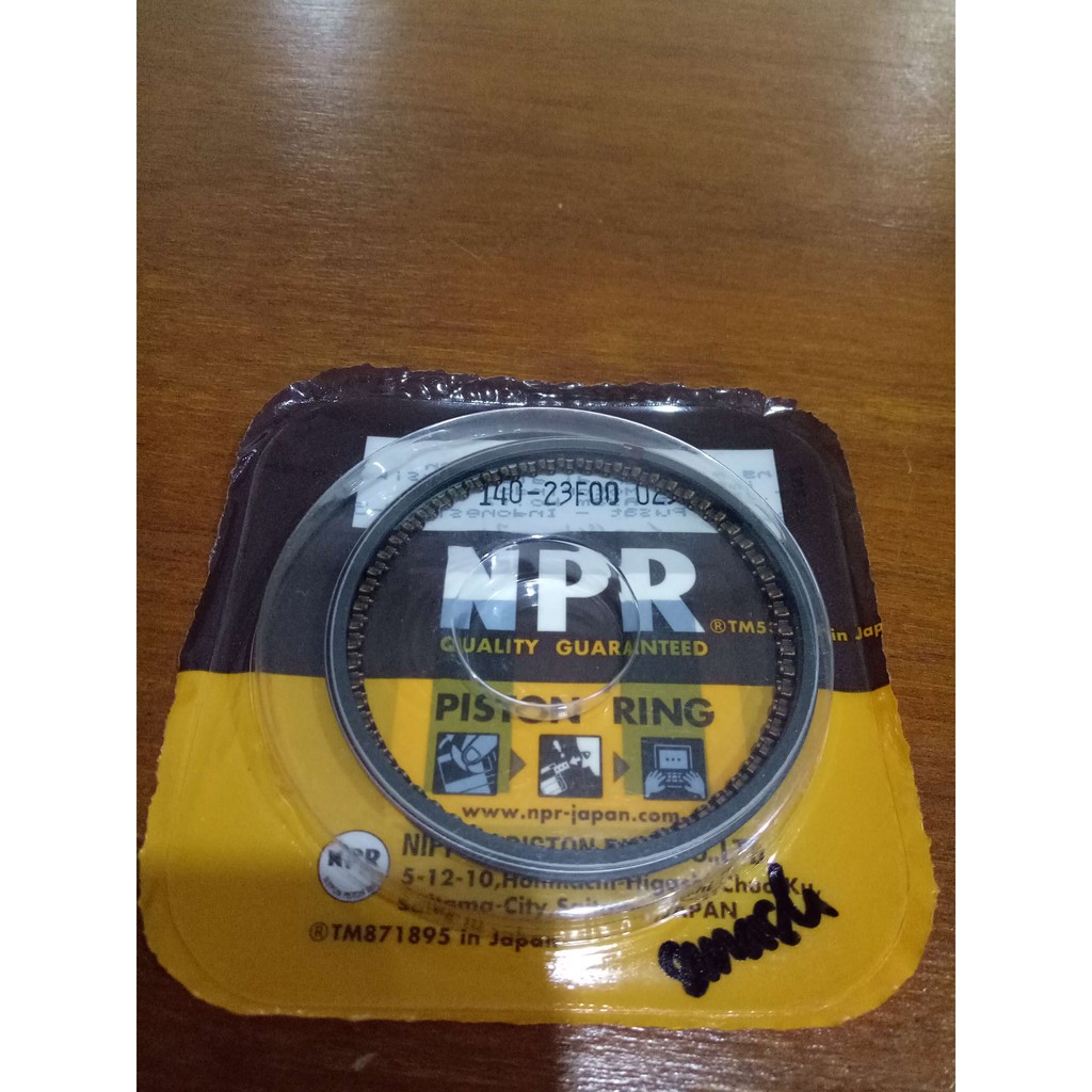 Jual RING PISTON SMASH / SHOGUN 125 OVERSIZE STD 25 75 100 NPR ORIGINAL ...