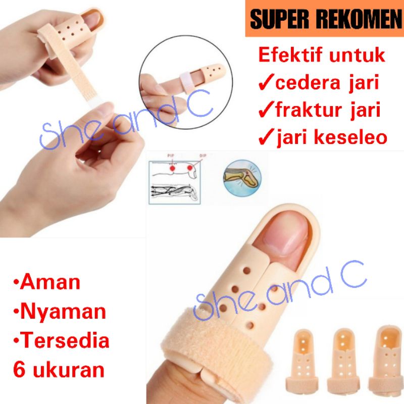 Jual Finger Splint Korektor Jari Pelurus Jari Trigger Finger Cedera ...