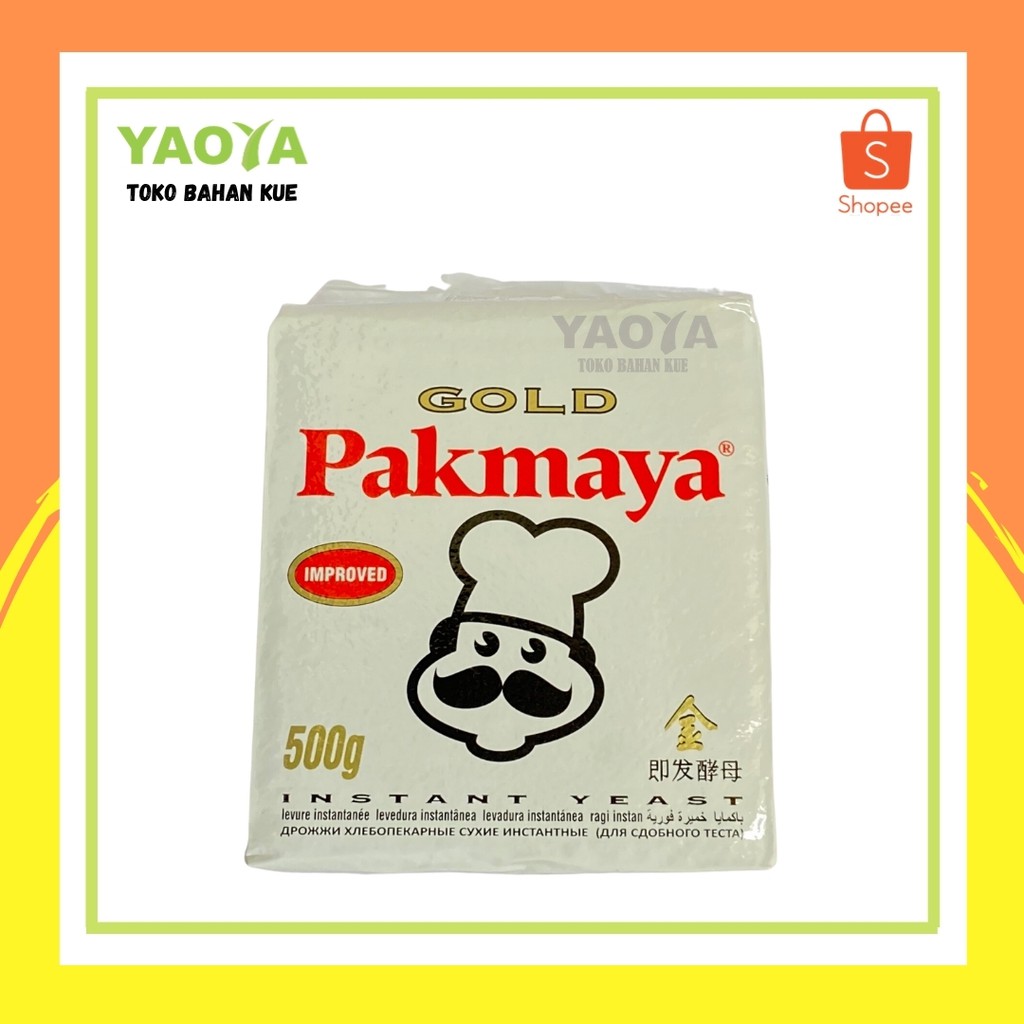Jual Pakmaya Gold Instant Yeast 500g | Shopee Indonesia