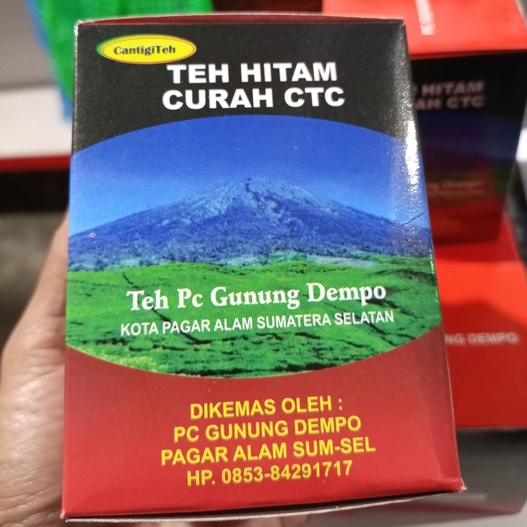 Jual TEH CTC GUNUNG DEMPO PAGAR ALAM -TEH HITAM ORIGINAL MERK CANTINGI ...