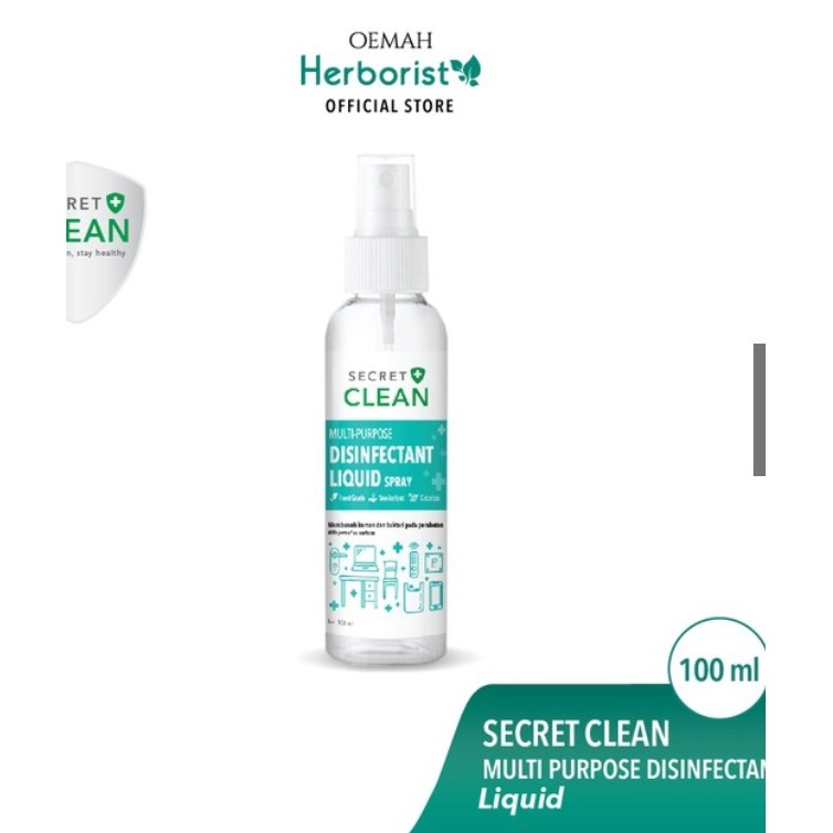 Jual Secret Clean Spray Food Grade Disinfectant Liquid (Cairan ...