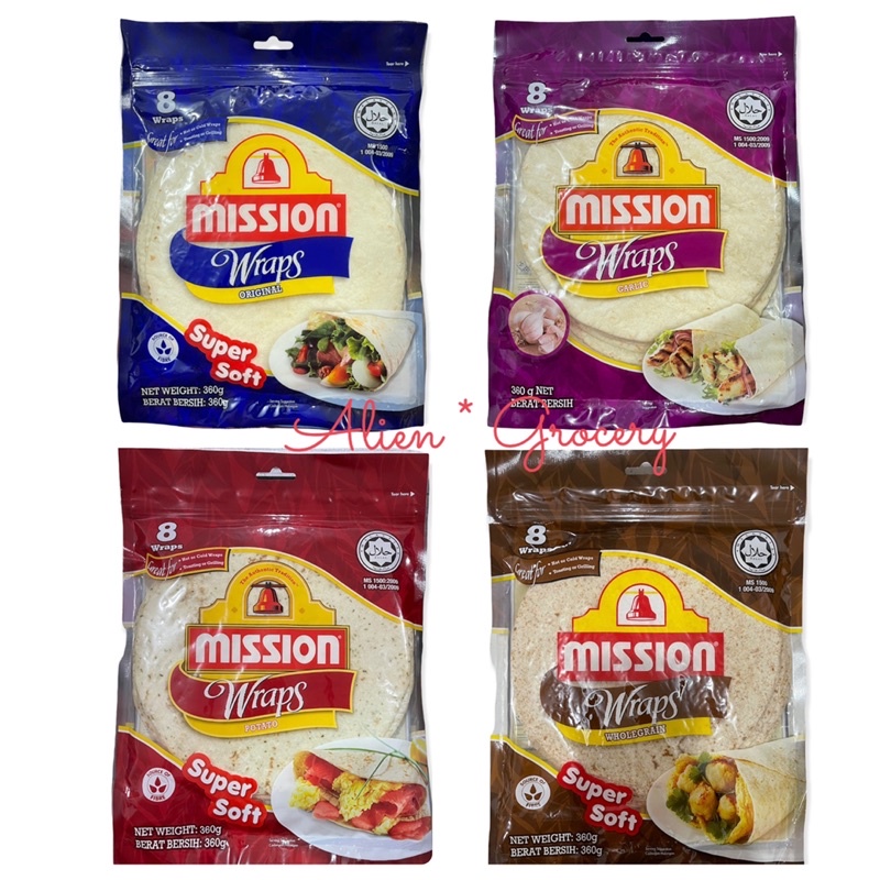 Jual Mission Wrap Super Soft Original Garlic Potato Whole Grain Quinoa ...