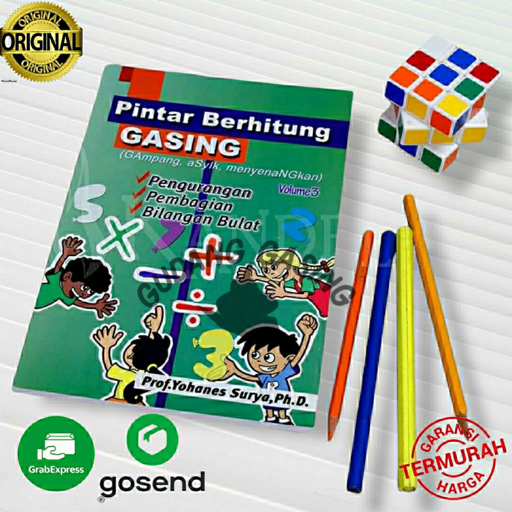 Jual BUKU PINTAR BERHITUNG GASING VOL. 1-10 (FREE BUBLE WRAP) GASING ...