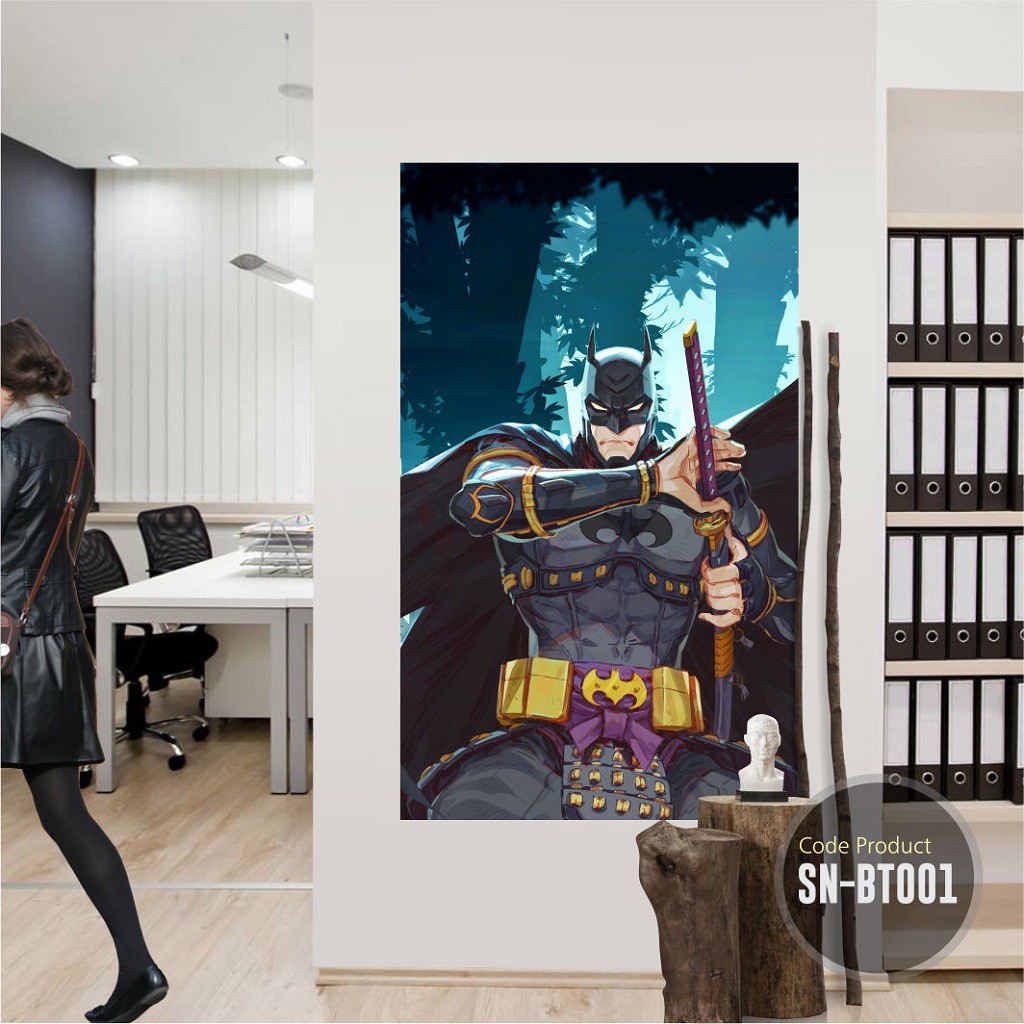 Jual Stiker Dinding Besar Superhero Batman - Cocok Untuk Wall Sticker ...