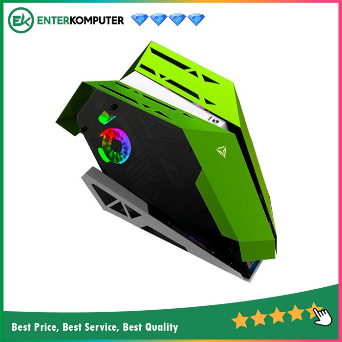 Jual Prime V[L] Green - ALUMUNIUM EXTREME GAMING CASE - DUAL SIDE ...