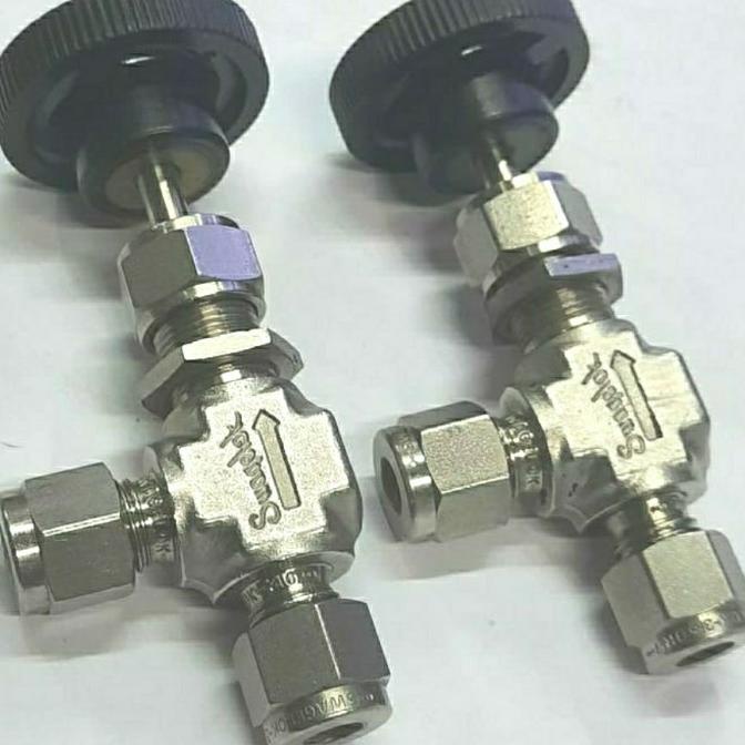 Jual Ss-1Rs4-A Angle Needle Valve 1/4" Od 1/4 " Od Swagelok | Shopee ...