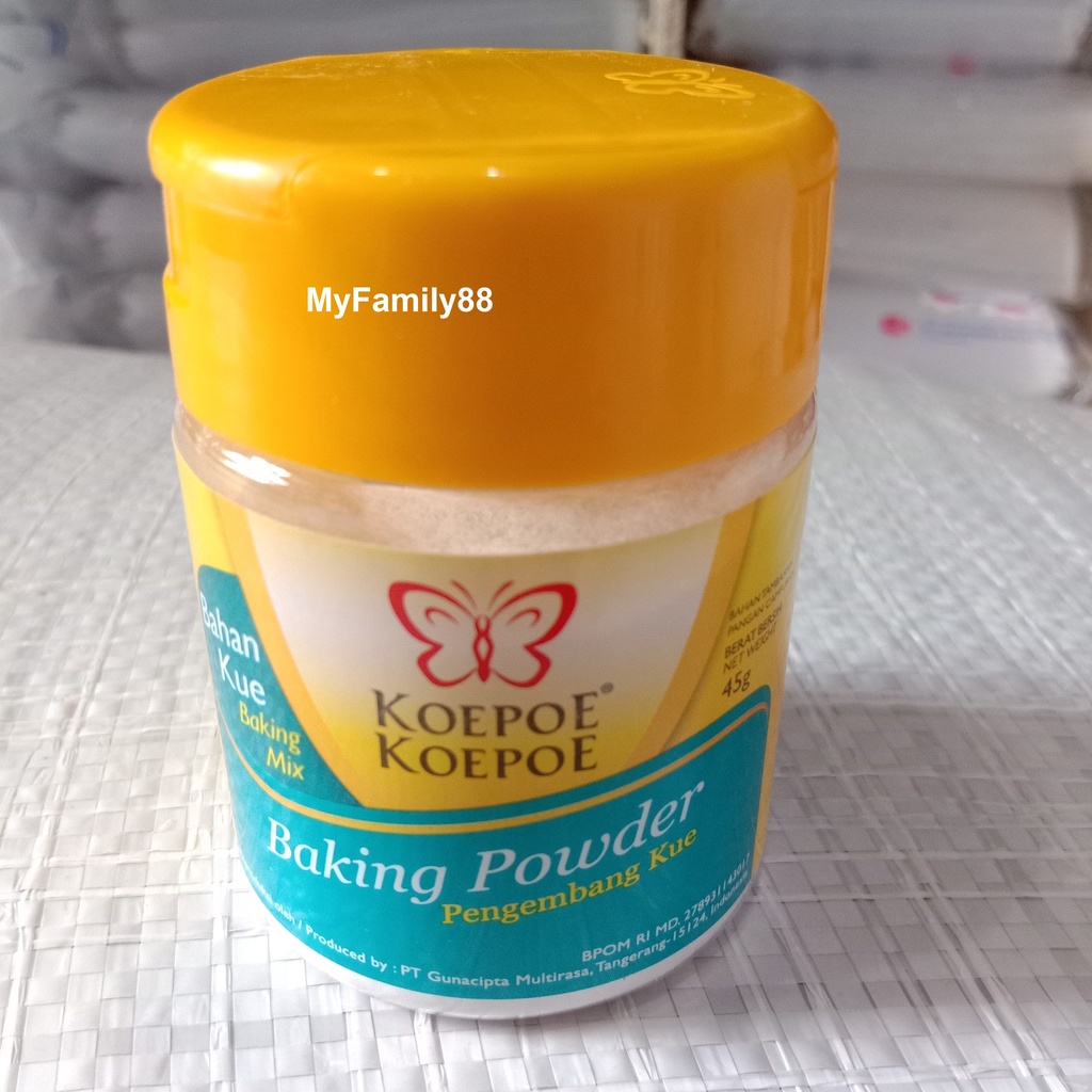Jual Koepoe Koepoe Baking Powder | Pengembang Kue 45 Gram Baking Powder ...