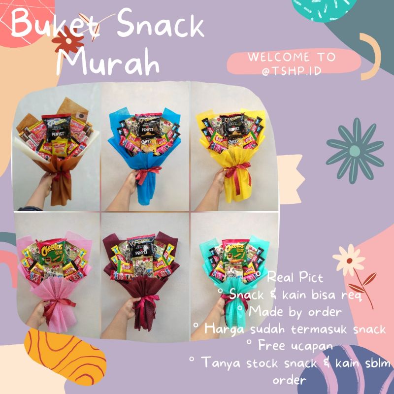 Jual BUKET SNACK WISUDA MURAH (B35) | Shopee Indonesia